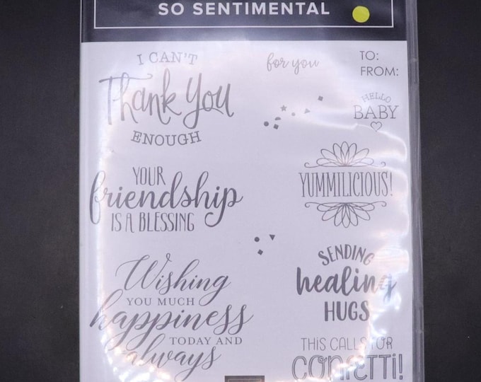 So Sentimental Stamp Set From STAMPIN UP - Etsy