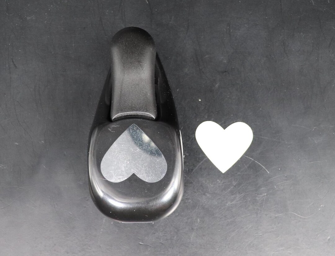 Stampin up EK Success Paper Shapers Large Heart Punch 1.75" Whale Tail ...