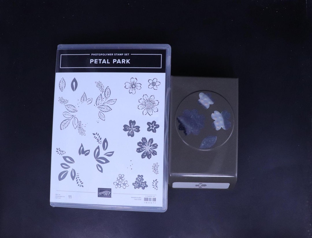 Stampin Up! Petal Park Stamp Set With Coordinating Petal Park Builder ...