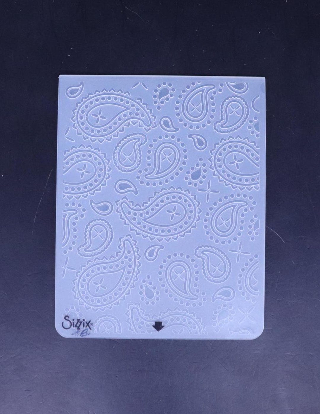 Paisley Embossing Folder From Sizzix - Etsy