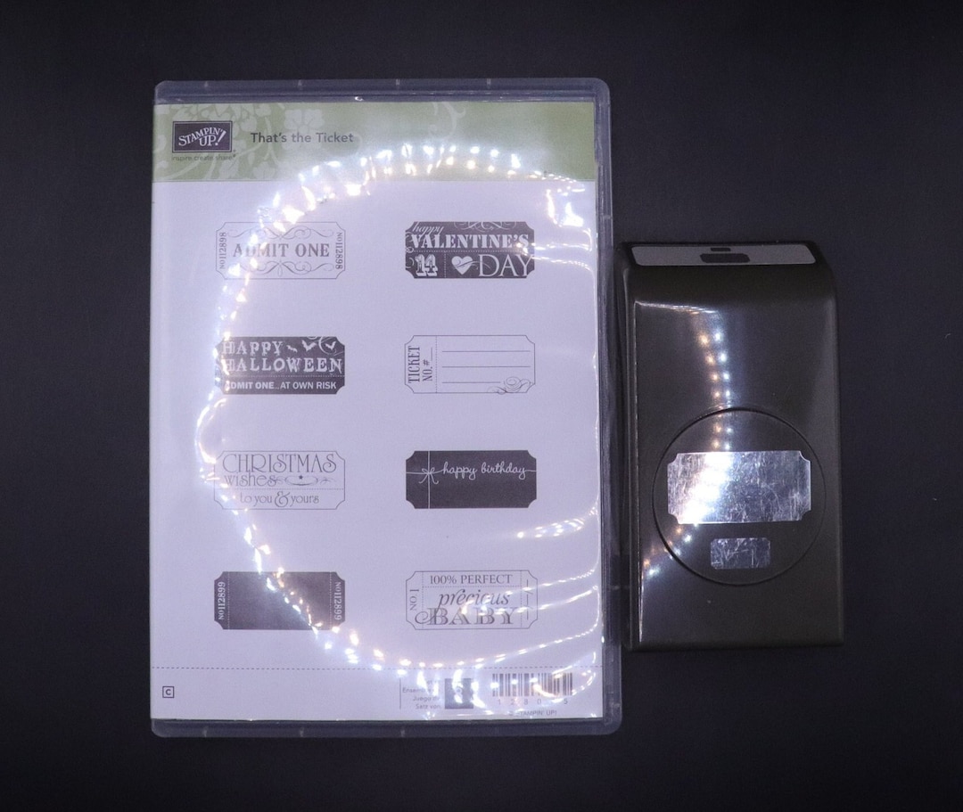 That's the Ticket Stamp Set and Punch by Stampin' Up! - Etsy