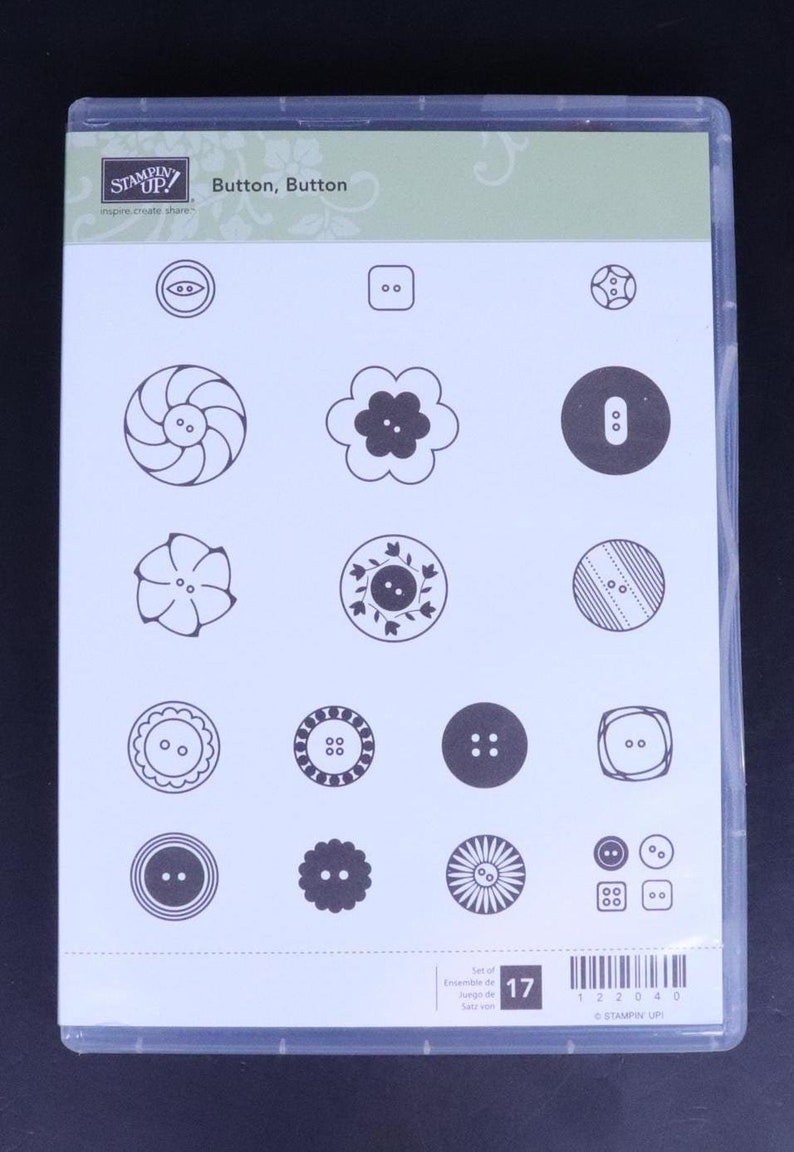 Button Button Stamp Set From STAMPIN UP - Etsy