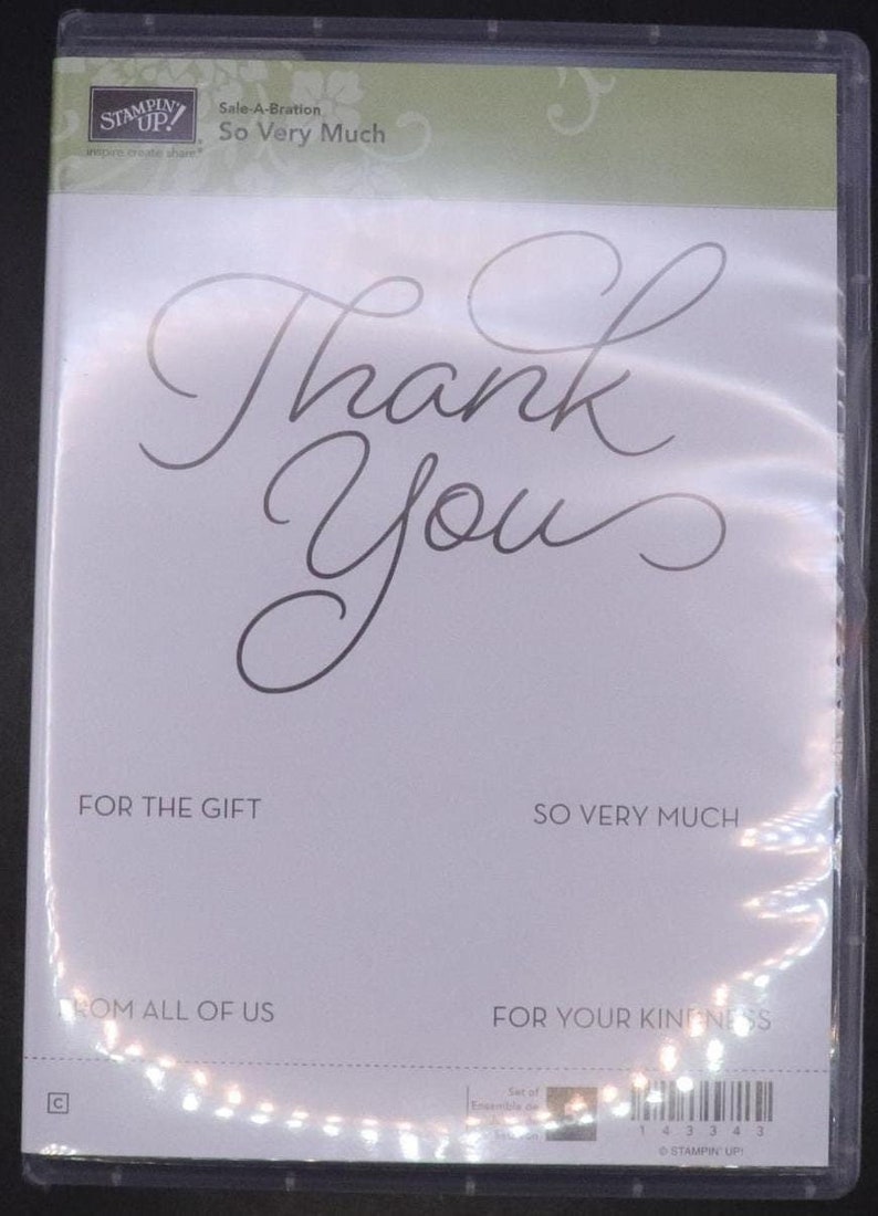 STAMPIN UP so Very Much Stamp Set - Etsy