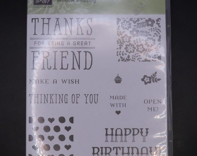 Stampin’ Up! Window Shopping Stamp Set and Window Box Thinlits Dies Bundle - Etsy