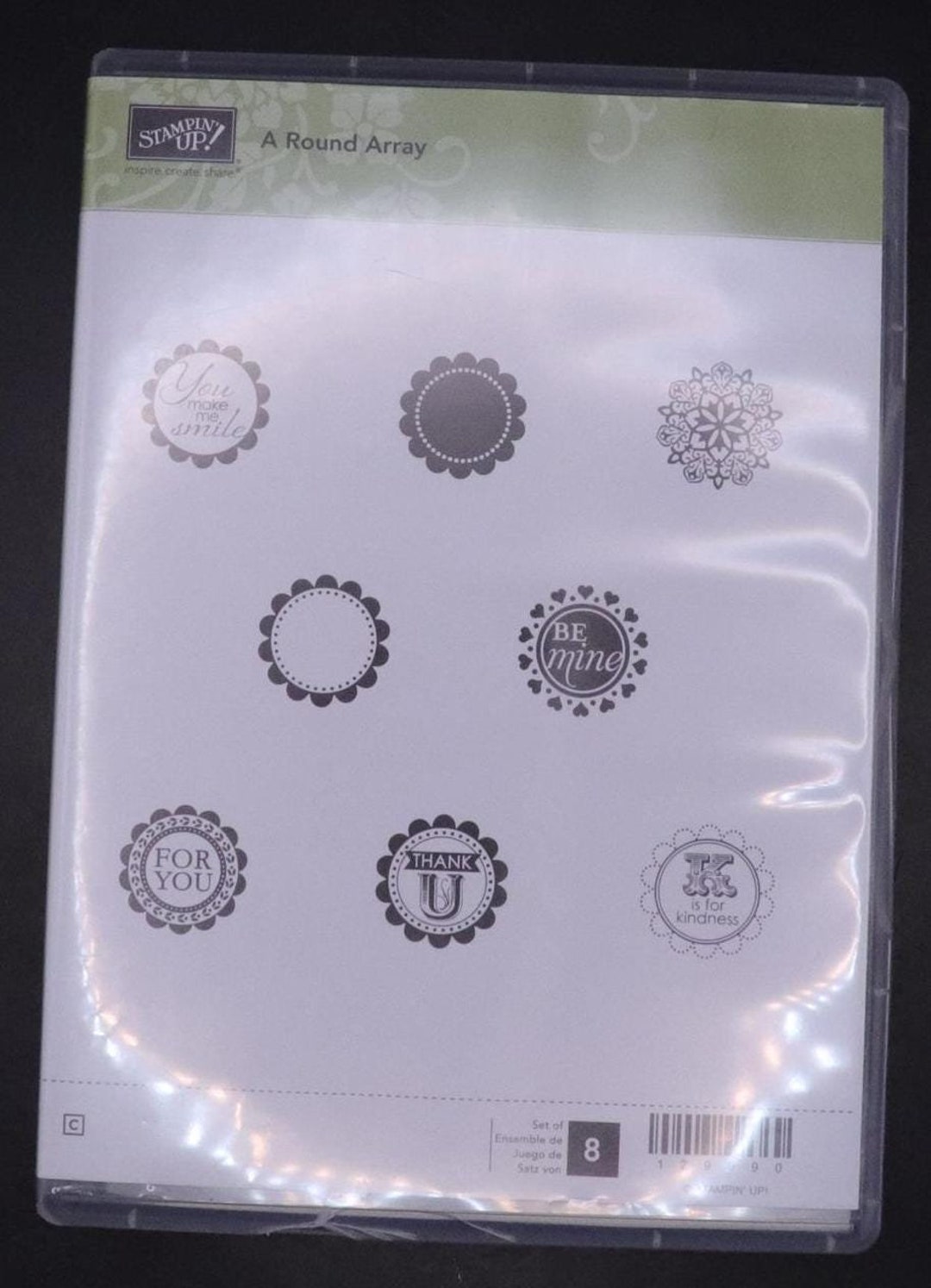 A Round Array Stamp Set From STAMPIN UP - Etsy