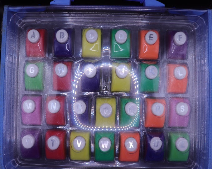 26 Piece Alphabet Punches With Carrying Case - Etsy