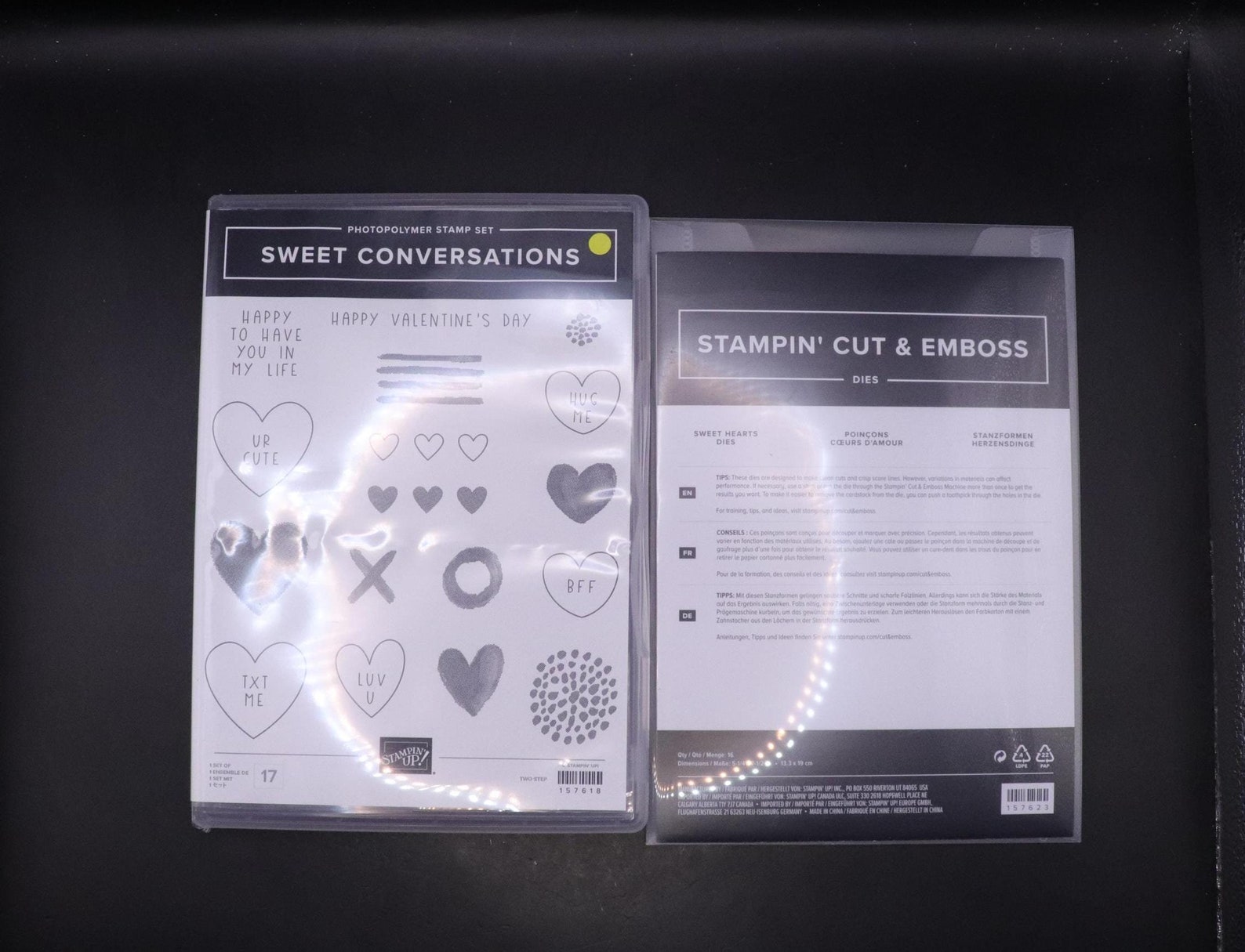 Stampin' UP Sweet Conversations Stamp Set and Coordinating Sweet Hearts ...