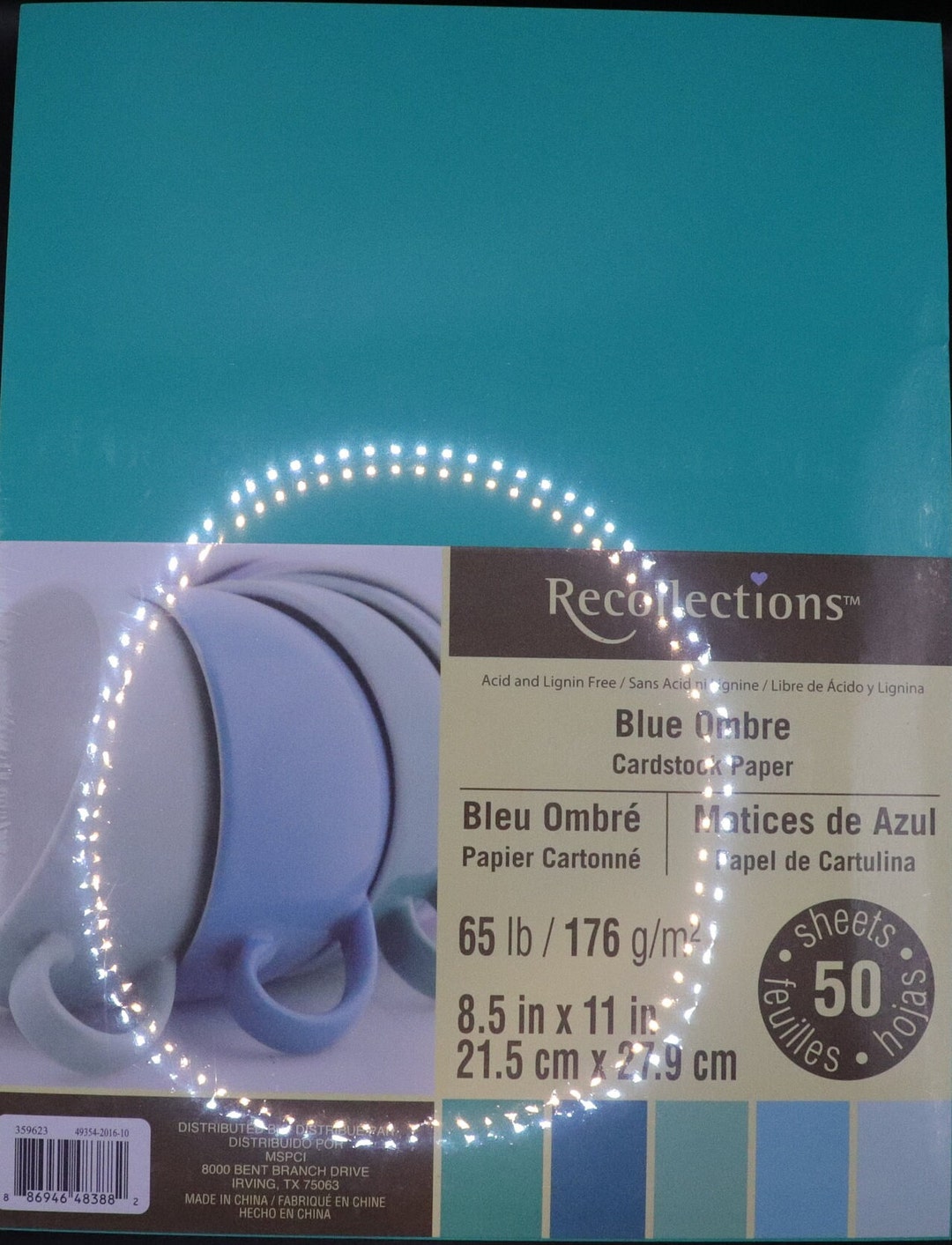Recollections Blue Ombre Cardstock Paper 8.5"x11" - Etsy