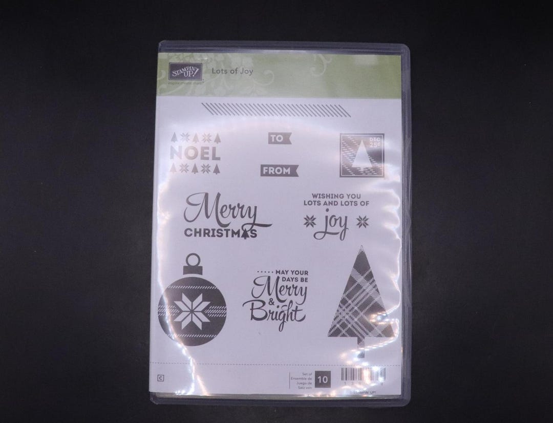 Stampin' UP! Lots of Joy Stamp Set - Etsy