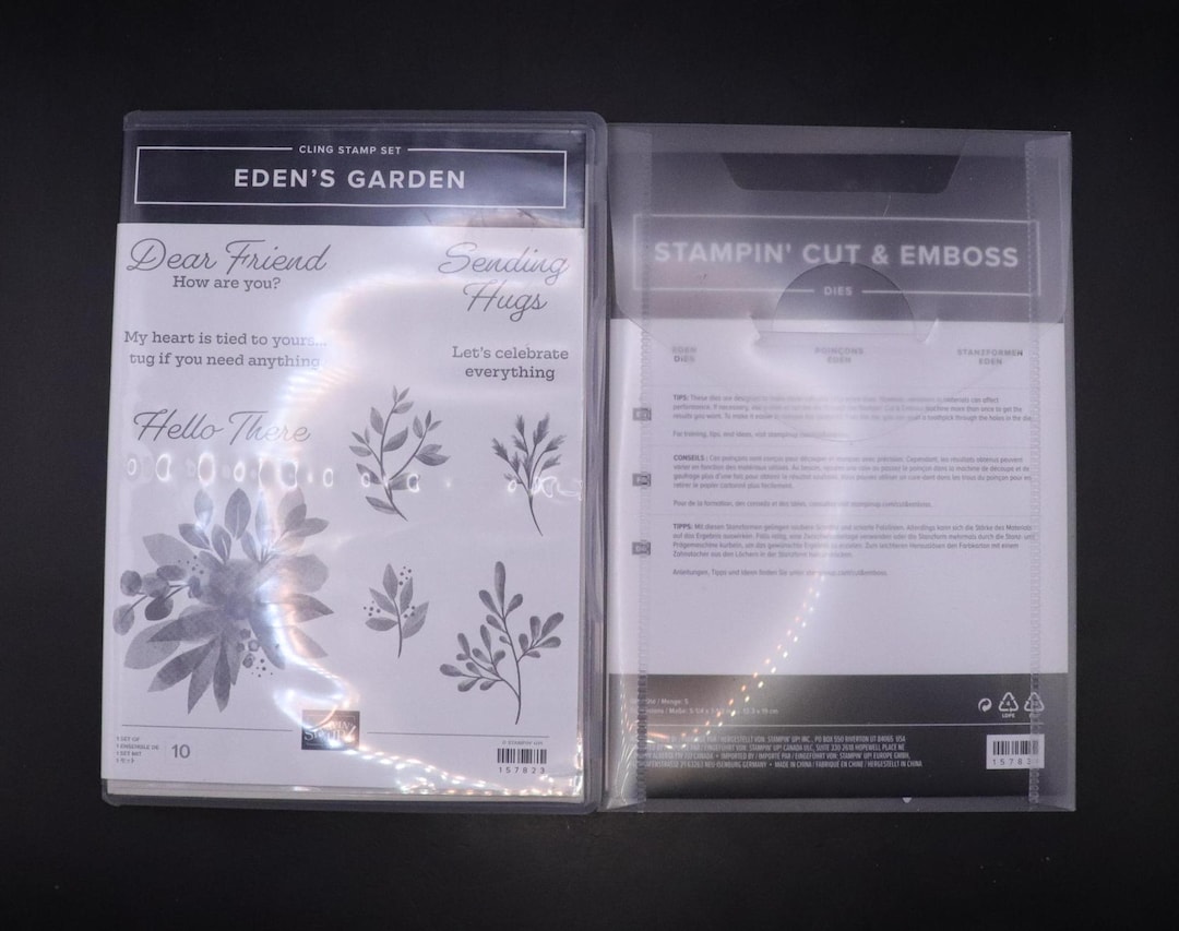 Eden's Garden Stamp and Die Set From STAMPIN UP - Etsy