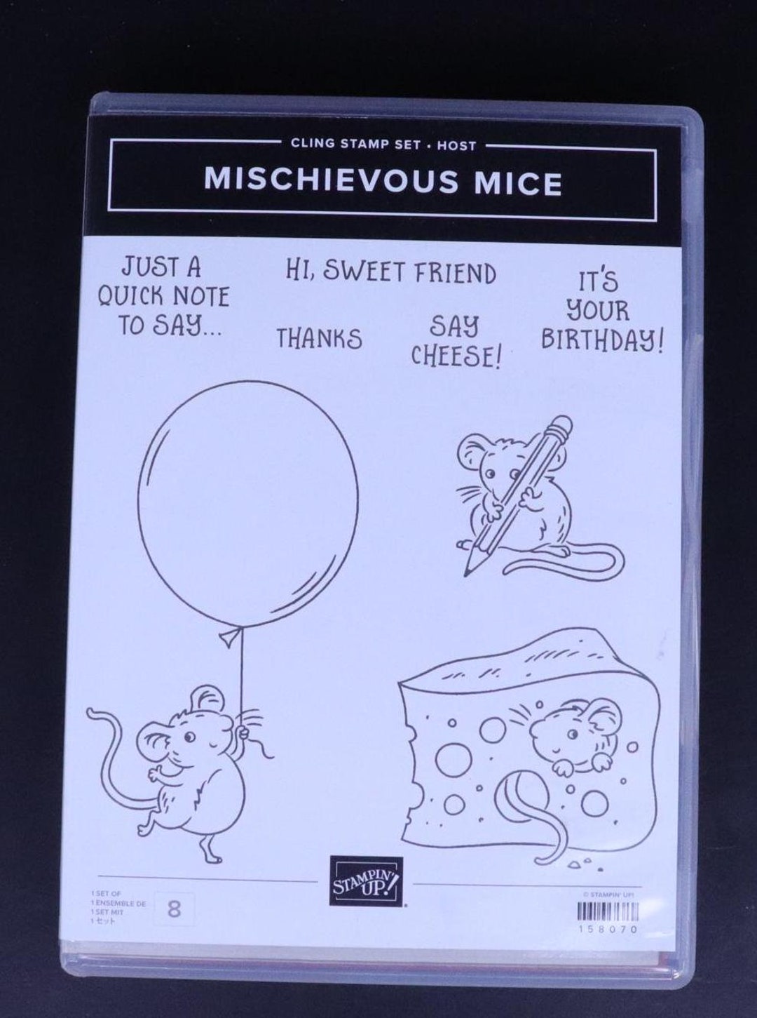 Mischievous Mice Stamp Set From STAMPIN UP - Etsy