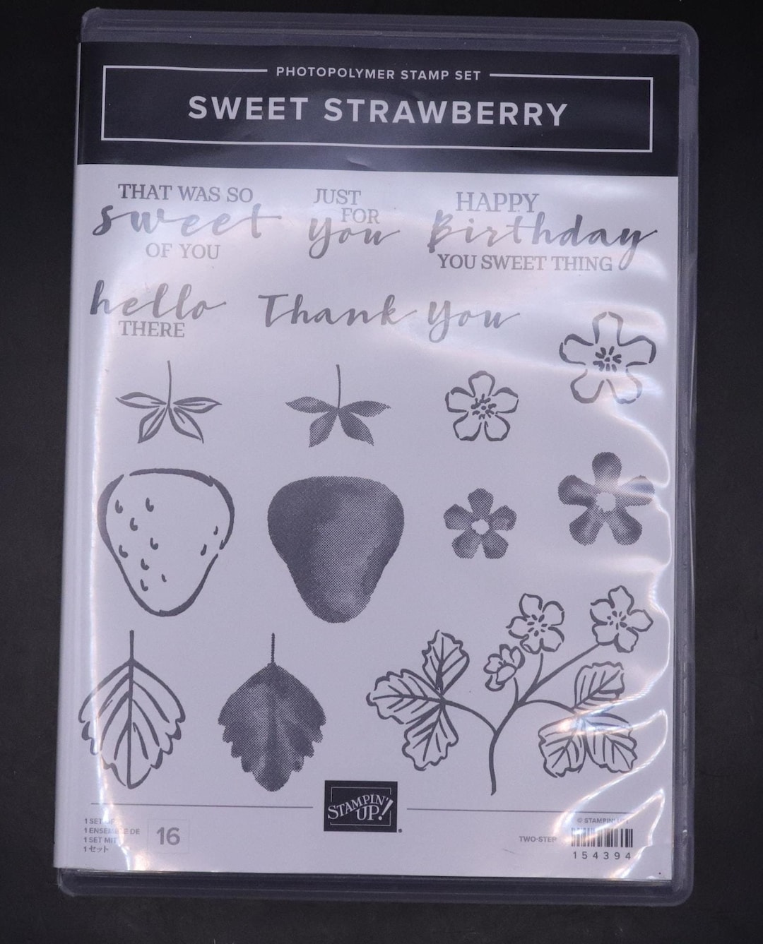 Stampin' UP! Sweet Strawberry Stamp Set BNIP - Etsy