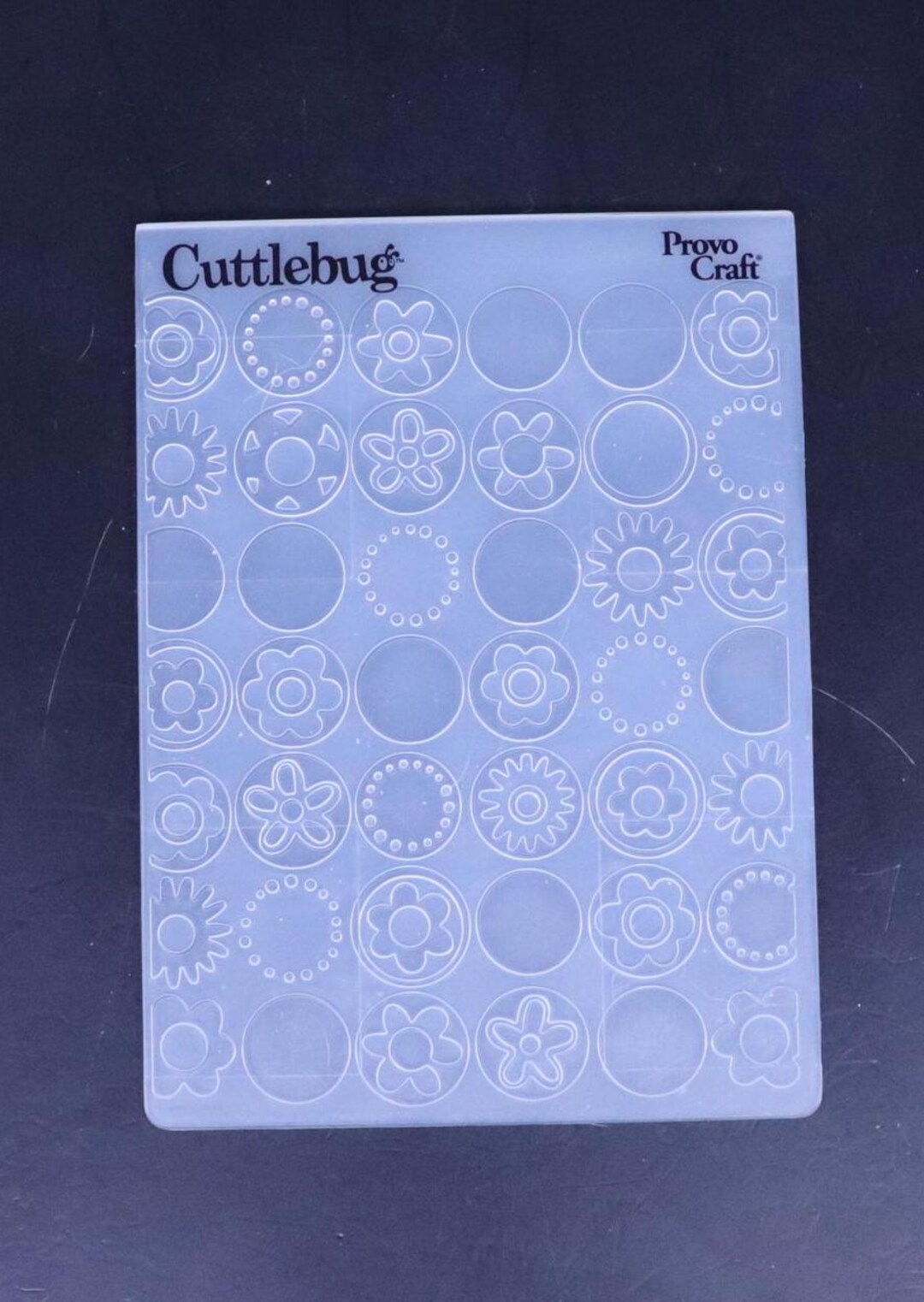 Cuttlebug Bloom Dots Embossing Folder From Provo Craft - Etsy