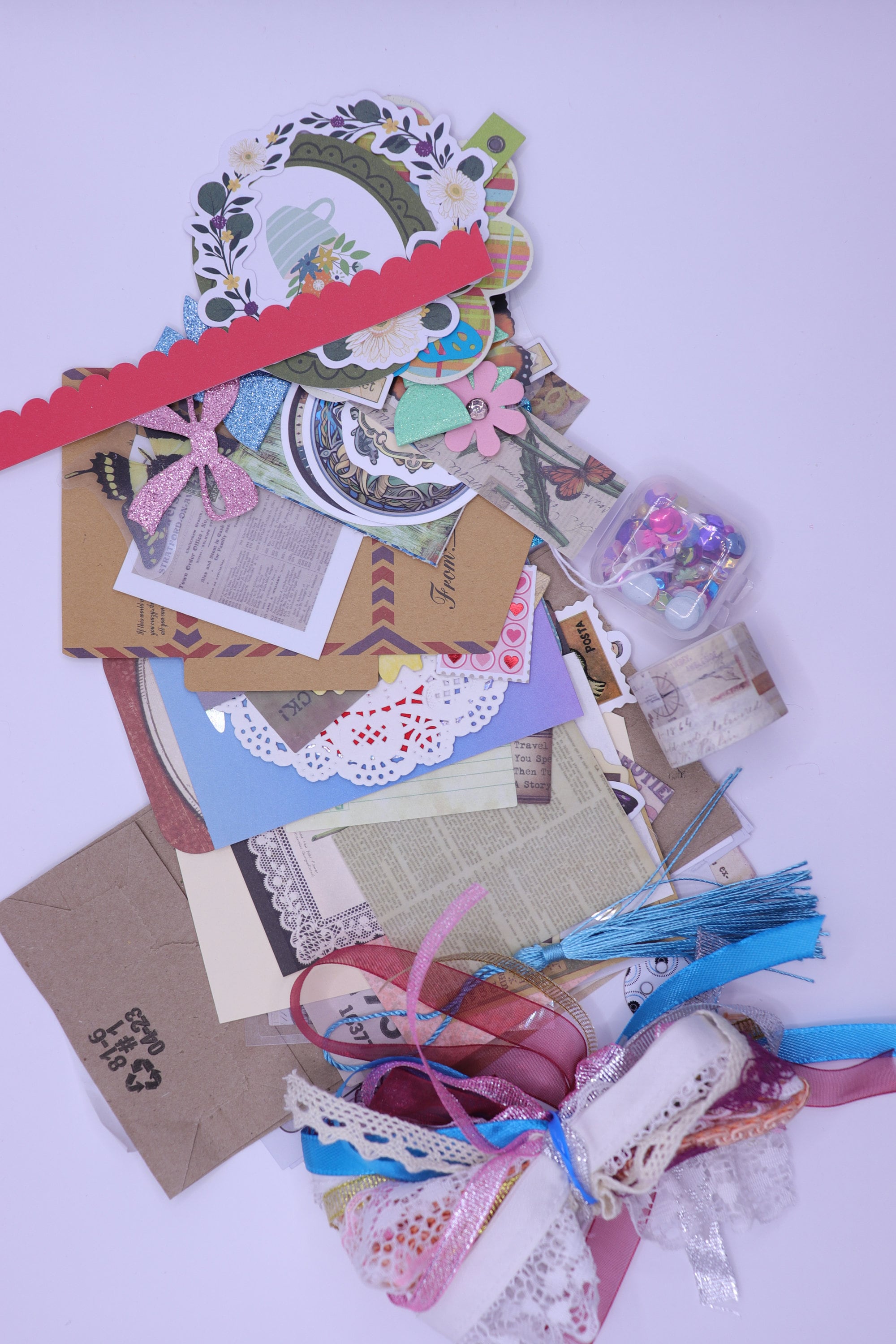 200 Piece Junk Journal Kit - Etsy