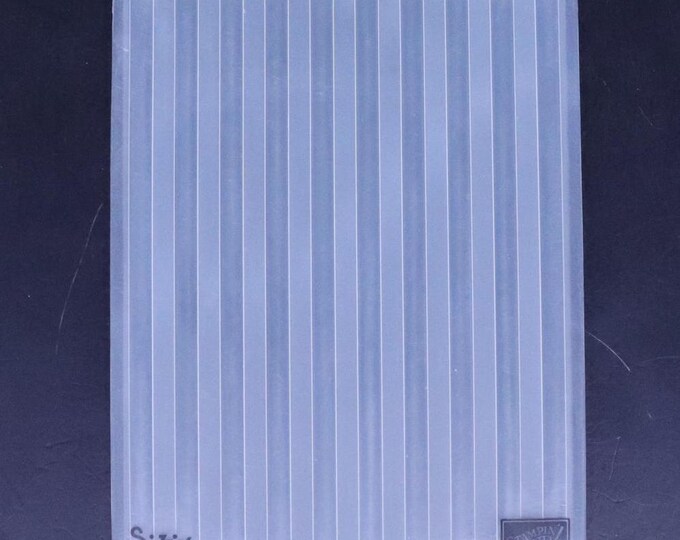 Striped Embossing Folder From Sizzix and STAMPIN UP - Etsy