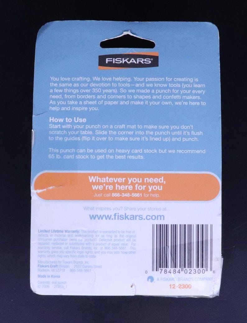 Fiskars Victorian Photo Corner Punch Scrapbooking, Photo Album, Card ...