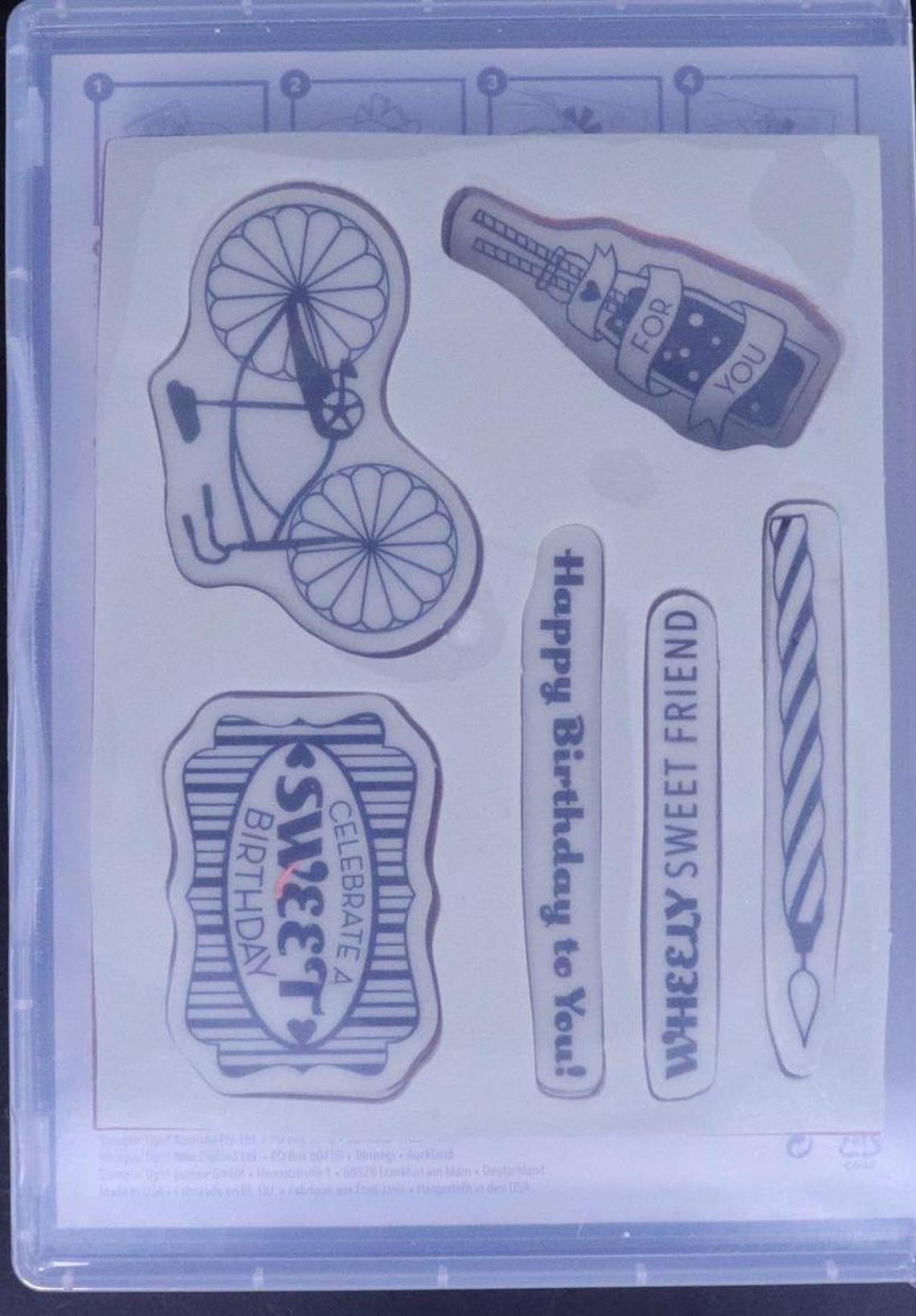 Cycle Celebration Stamp Set From STAMPIN UP - Etsy