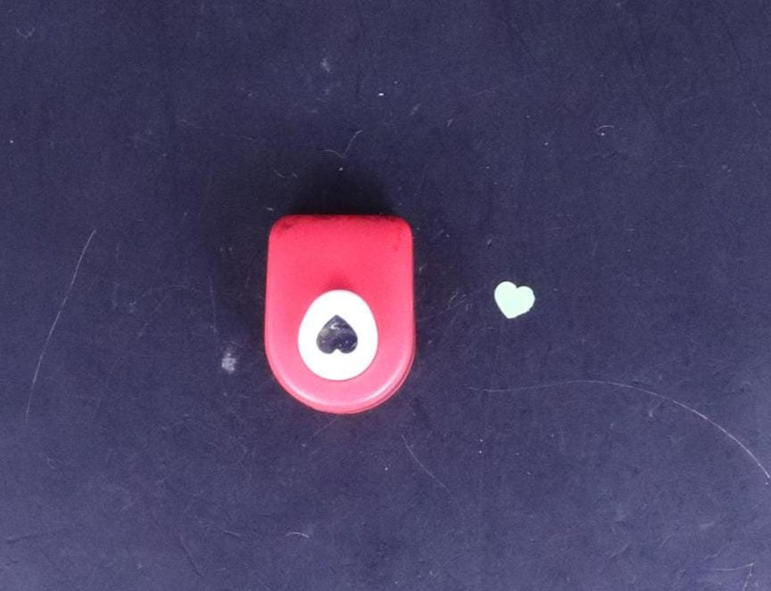 1/4 Inch Mini Heart Punch - Etsy