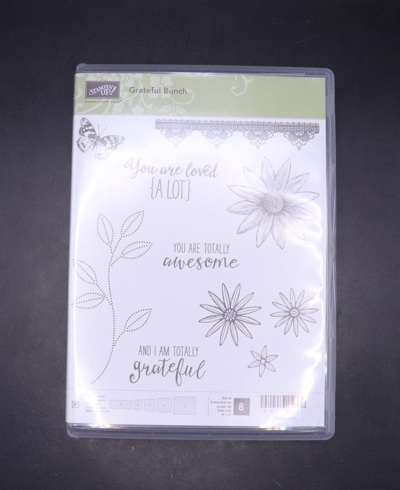 Stampin' UP Grateful Bunch Photopolymer Stamp Set - Etsy