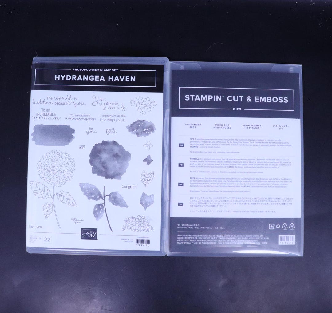 Hydrangea Haven Photopolymer Stamp and Die Set From STAMPIN UP - Etsy