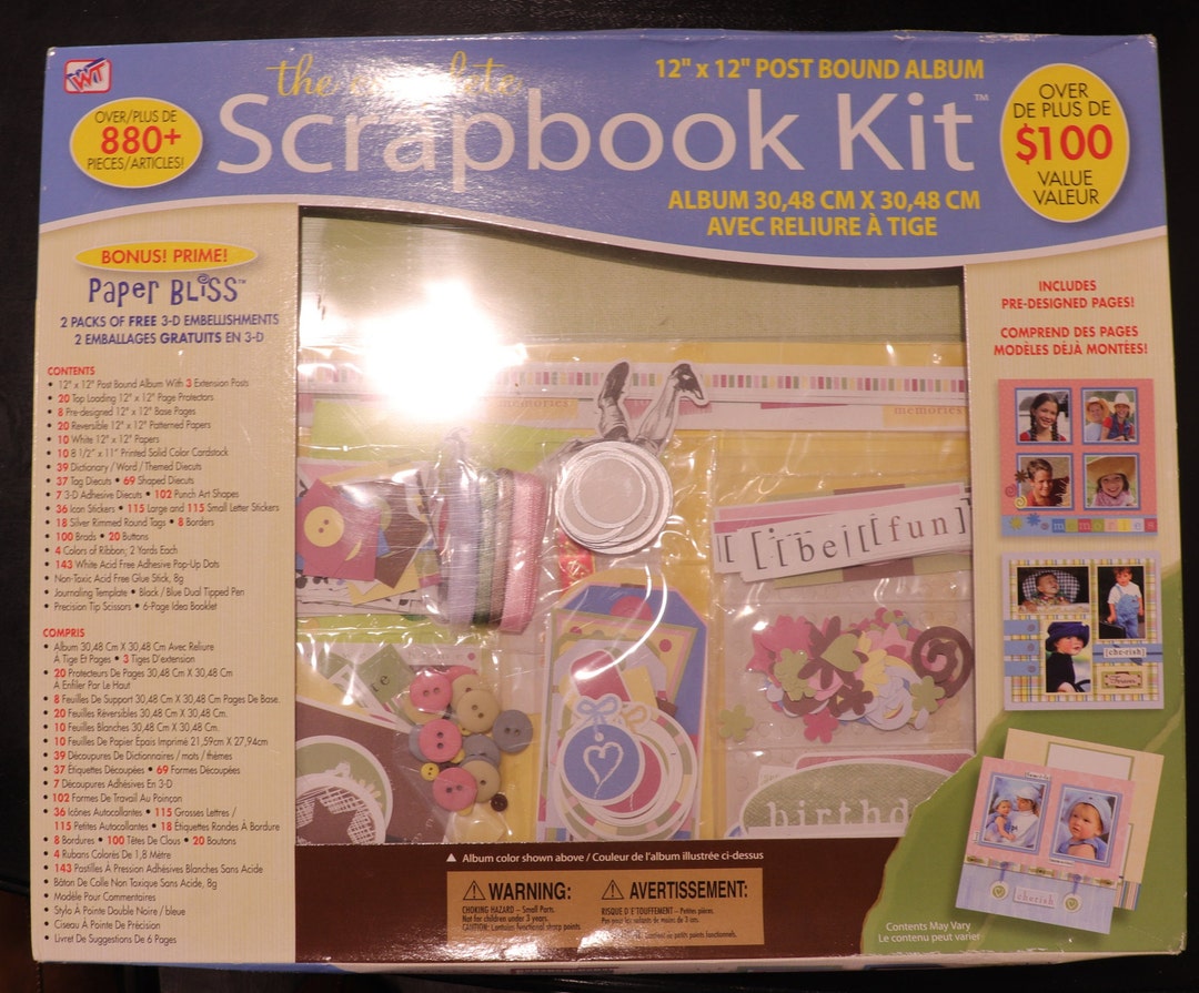 The Complete Scrapbook Kit - Etsy