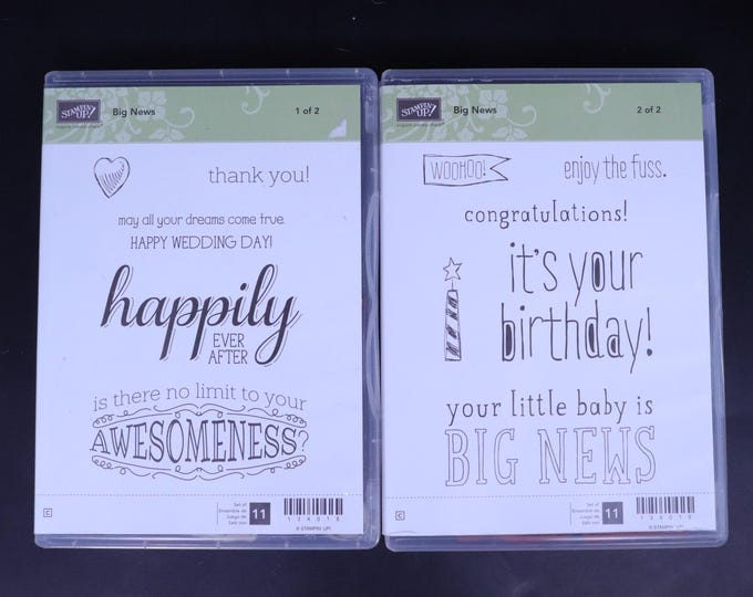 Pick Your Set Stampin Up! Stamp Sets - Etsy