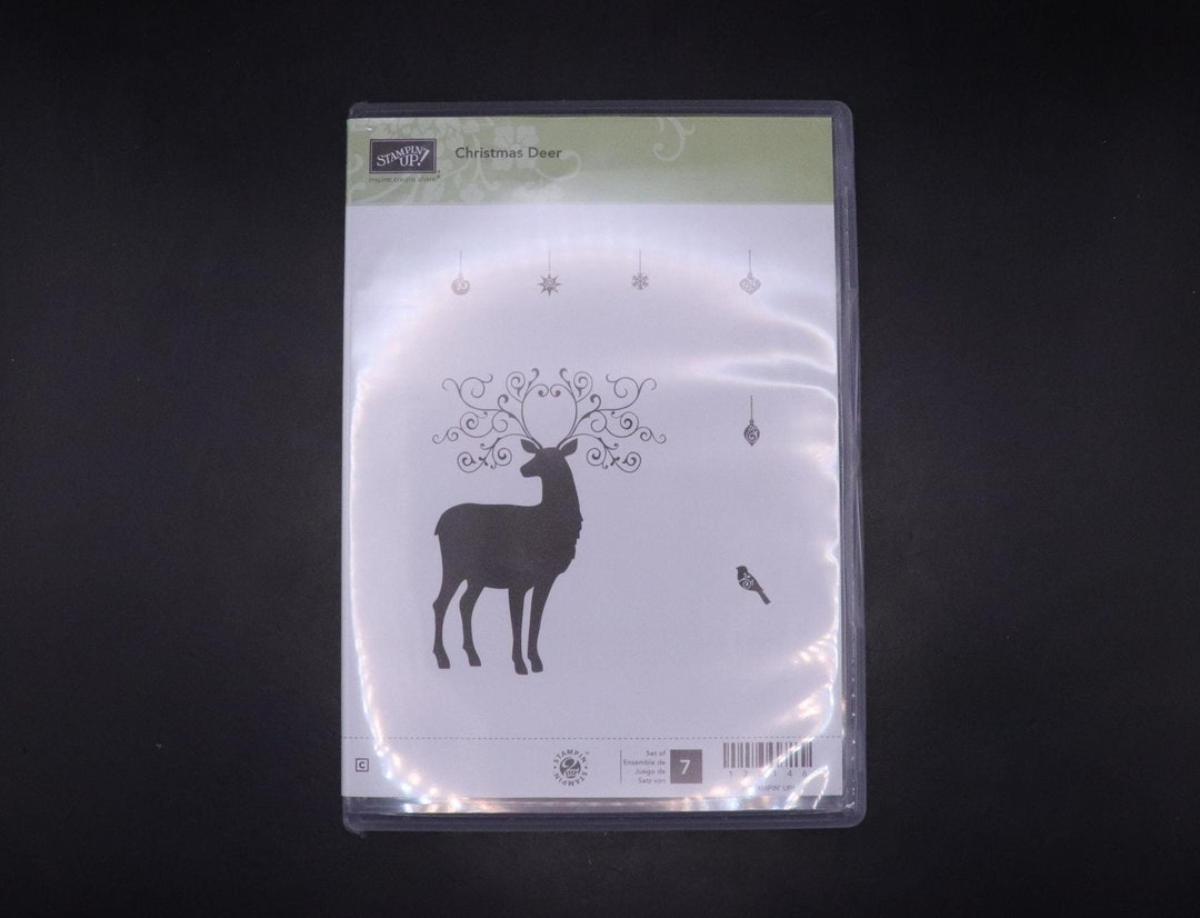 Stampin' UP! Christmas Deer Stamp Set - Etsy