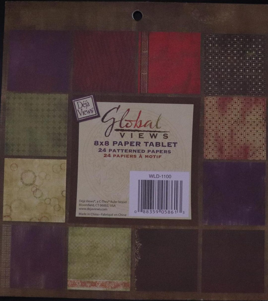 Global Views 8"x8" Pad of Scrapbook Paper - Etsy
