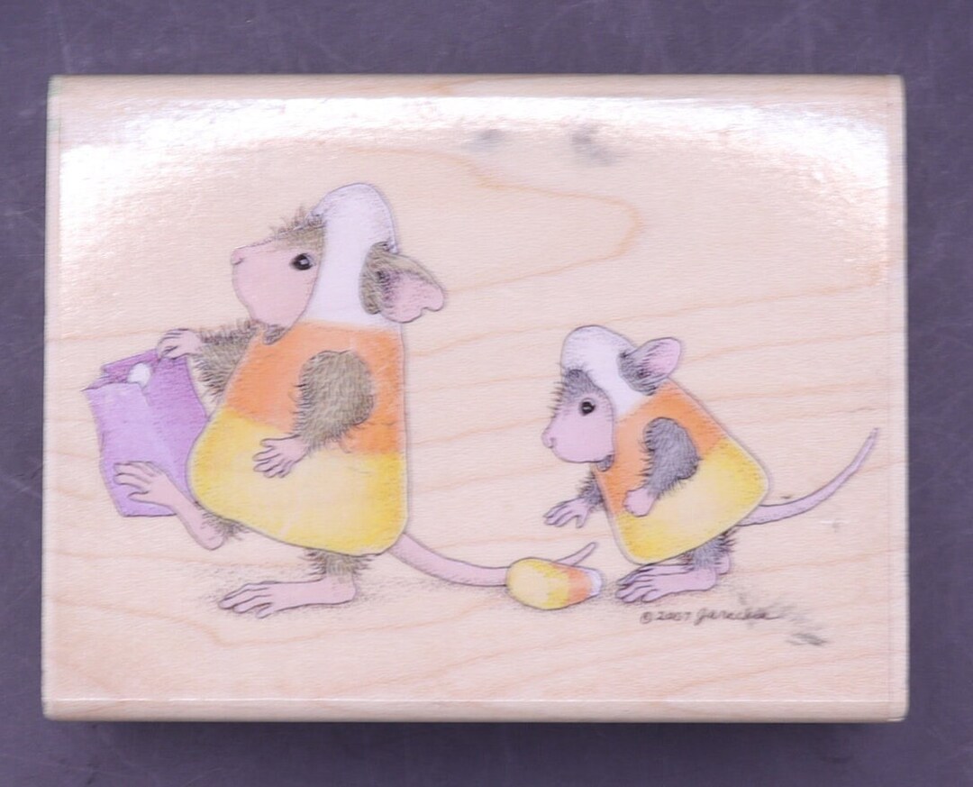 Stampabilities HMUR1054 House Mouse "sweet Find" Wooden Rubber Stamp ...