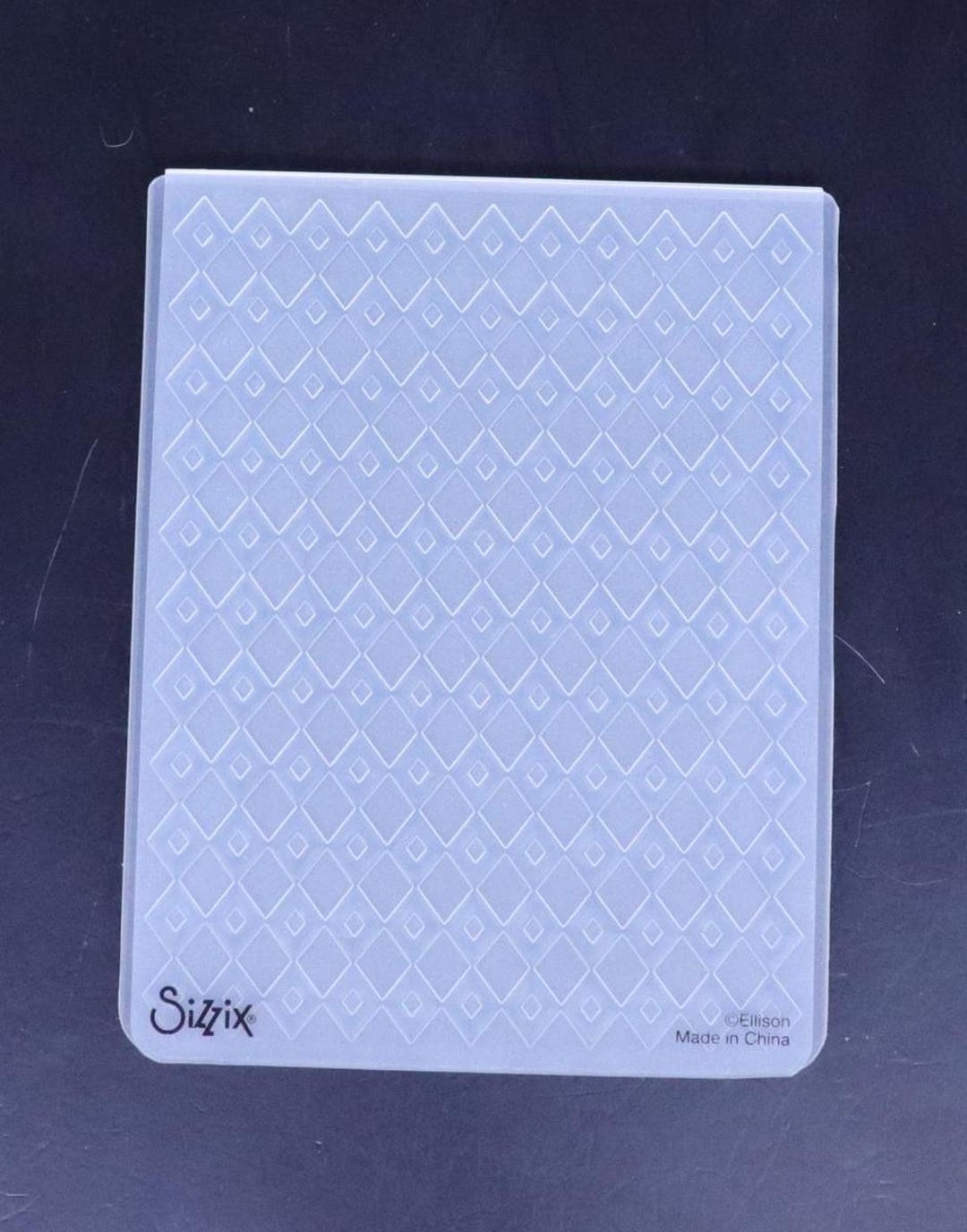Diamonds Embossing Folder by Sizzix - Etsy