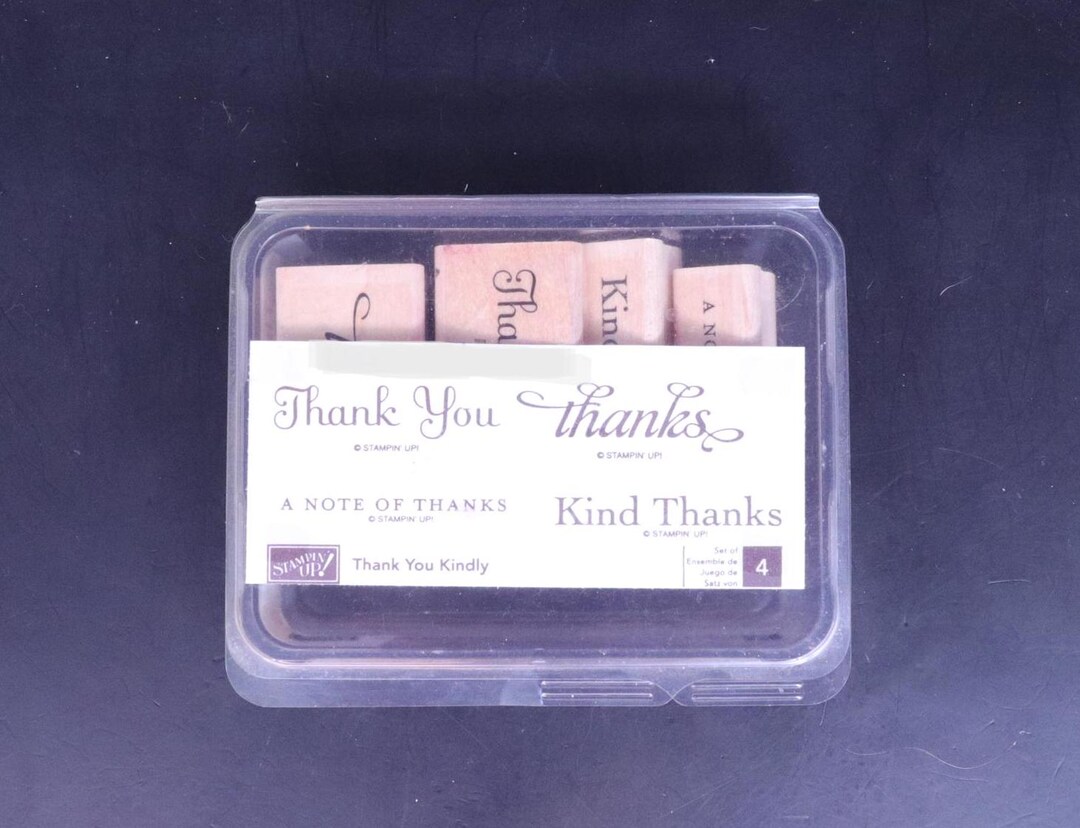 Stampin Up! Thank You Kindly Stamp Set Retired - Etsy