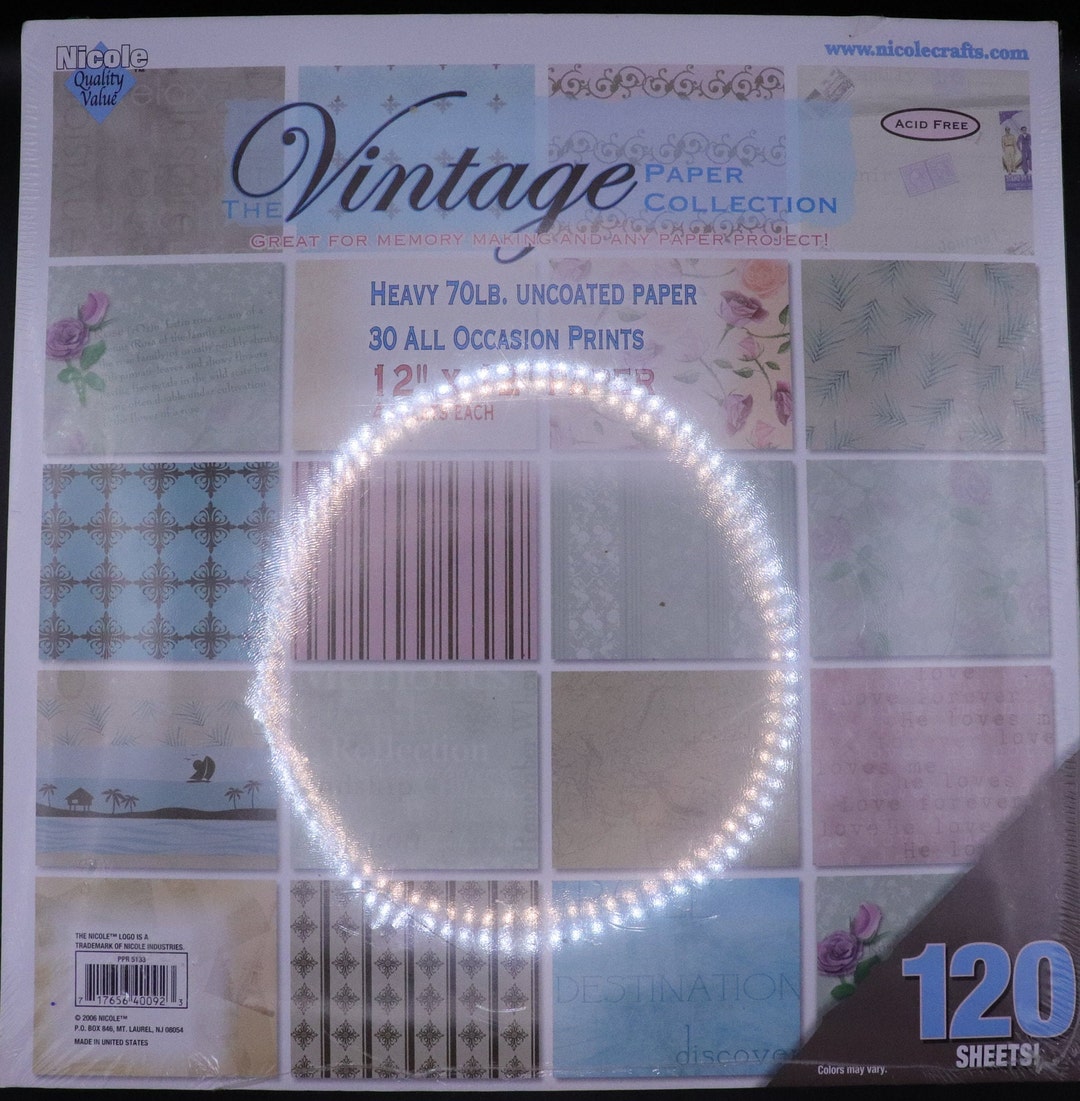 Vintage Paper Collection by Nicole Crafts - Etsy