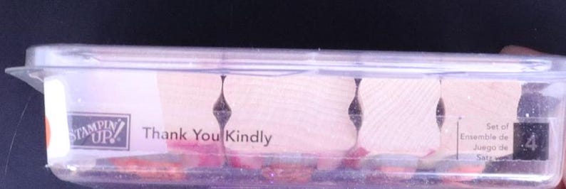 Stampin Up! Thank You Kindly Stamp Set Retired - Etsy