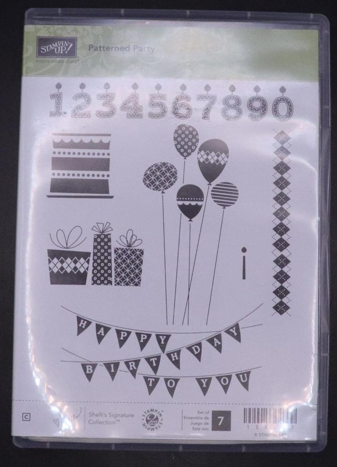 Patterned Party Stamp Set From STAMPIN UP - Etsy