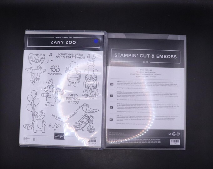 Stampin' UP! Zany Zoo Stamp Set and Coordinating Zany Zoo Dies - Etsy