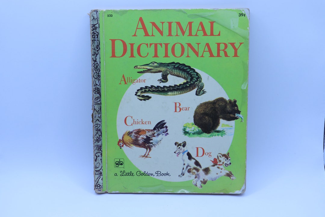 Little Golden Book: Animal Dictionary - Etsy