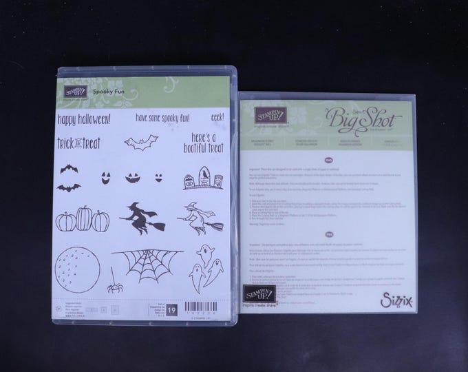 Spooky Fun Stamp and Die Set From STAMPIN UP - Etsy