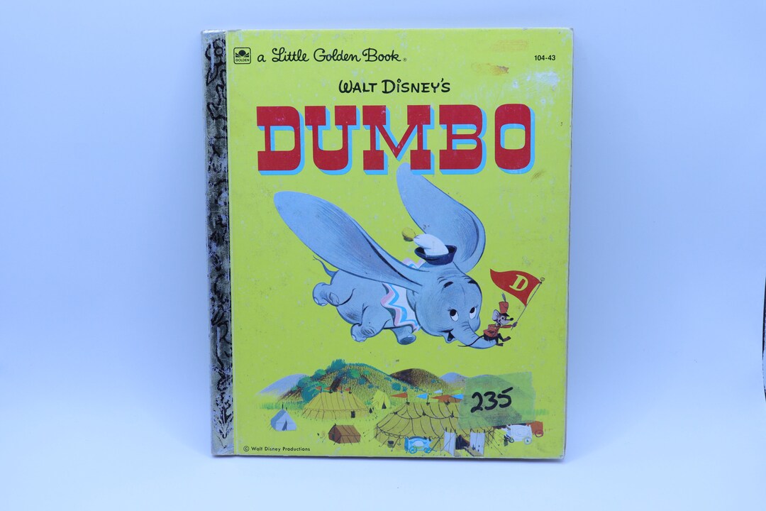 Little Golden Book: Walt Disney's Dumbo - Etsy