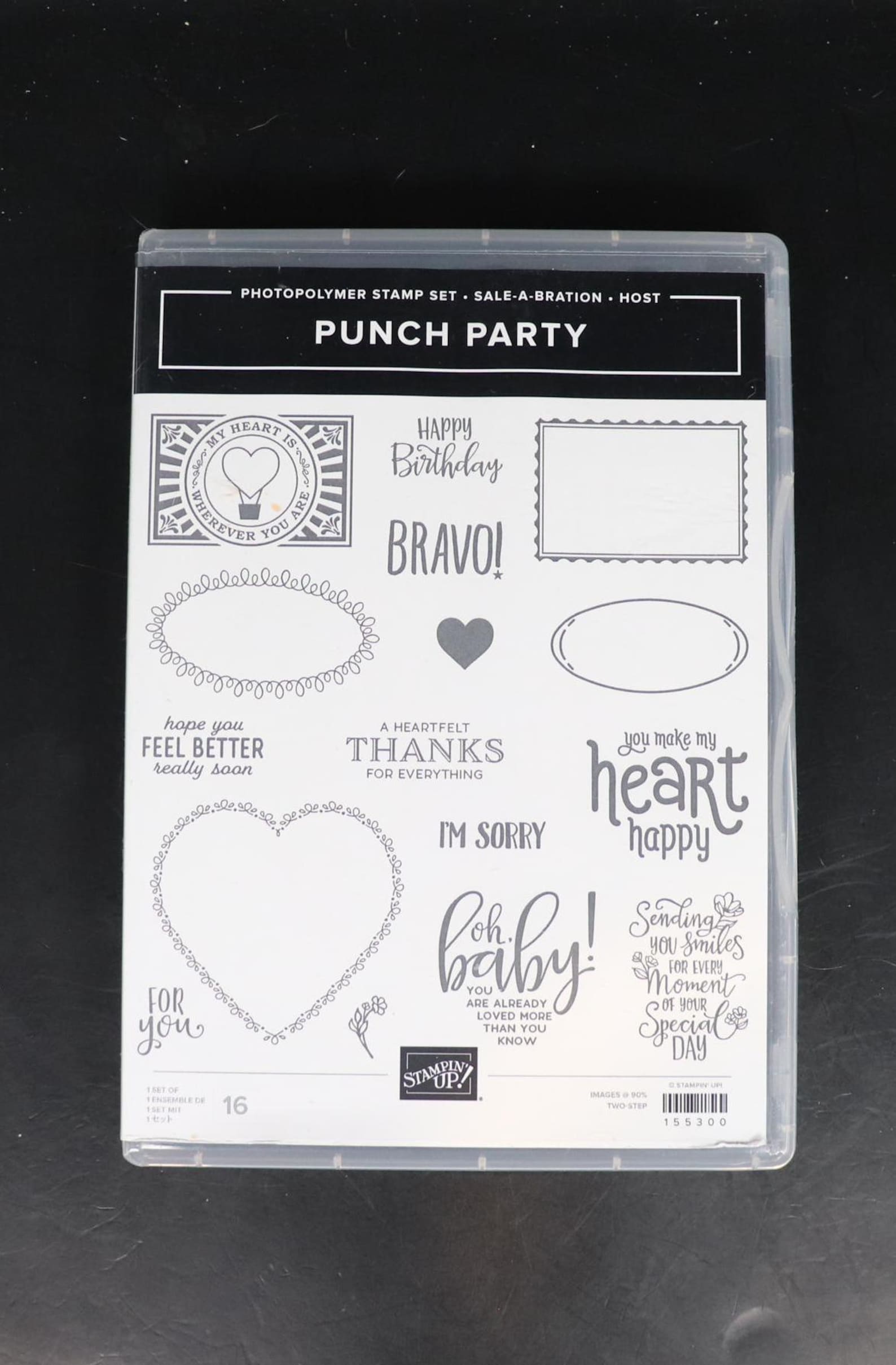 Punch Party Stamp Set From STAMPIN UP - Etsy