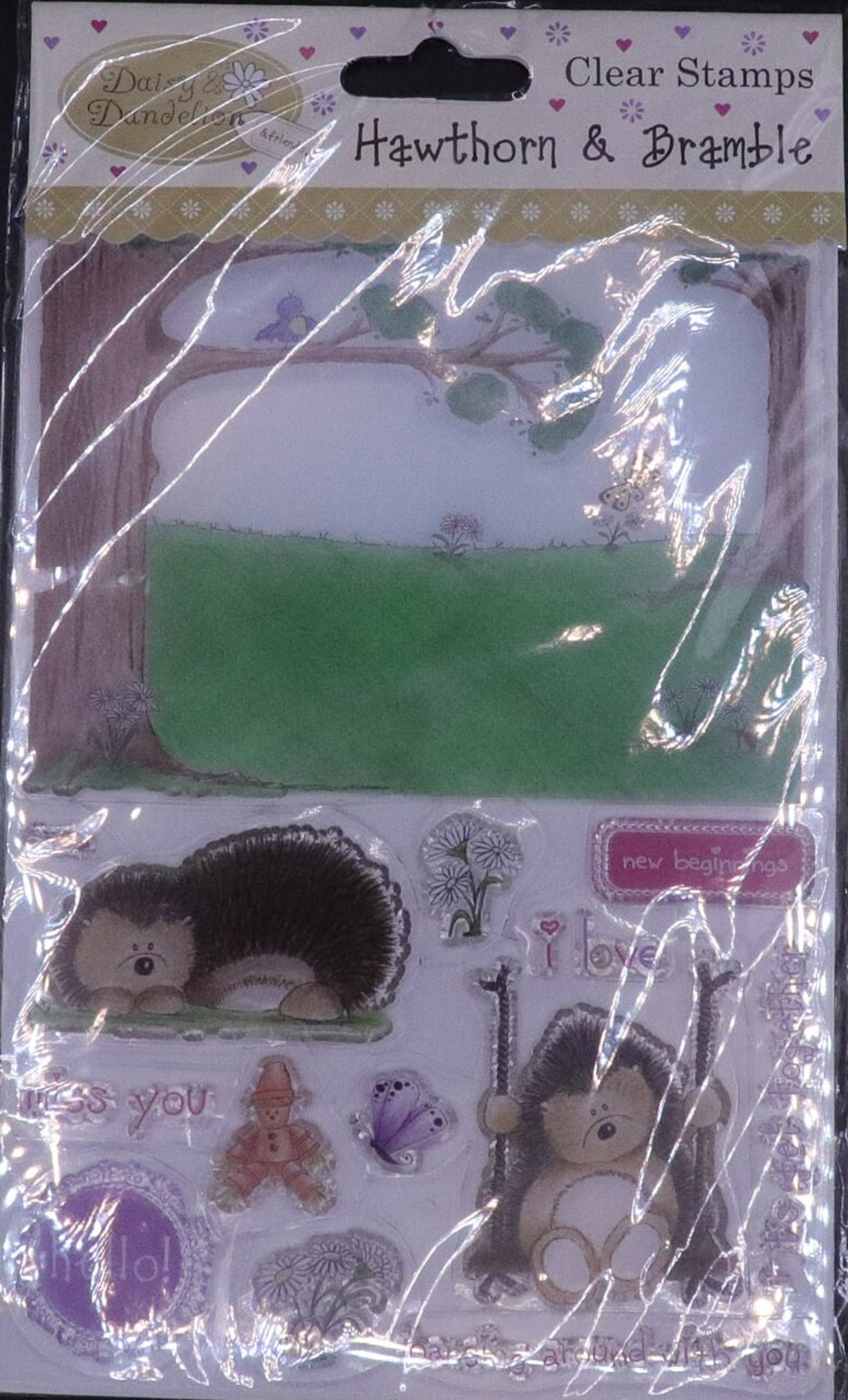 Hawthorn and Bramble Clear Stamps - Etsy