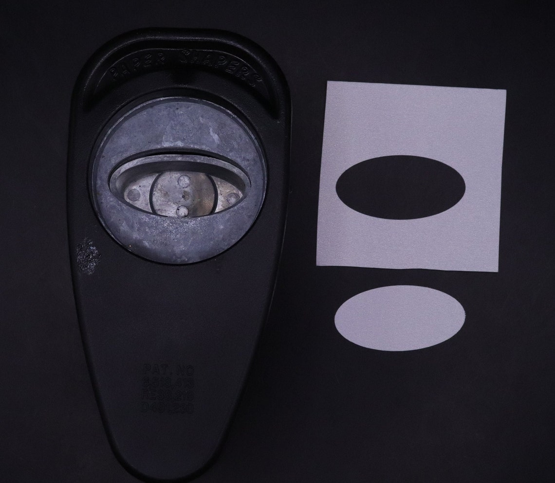 Stampin' Up! Paper Shapers Whale Tail Medium Oval Card Craft Punch 1 3/ ...