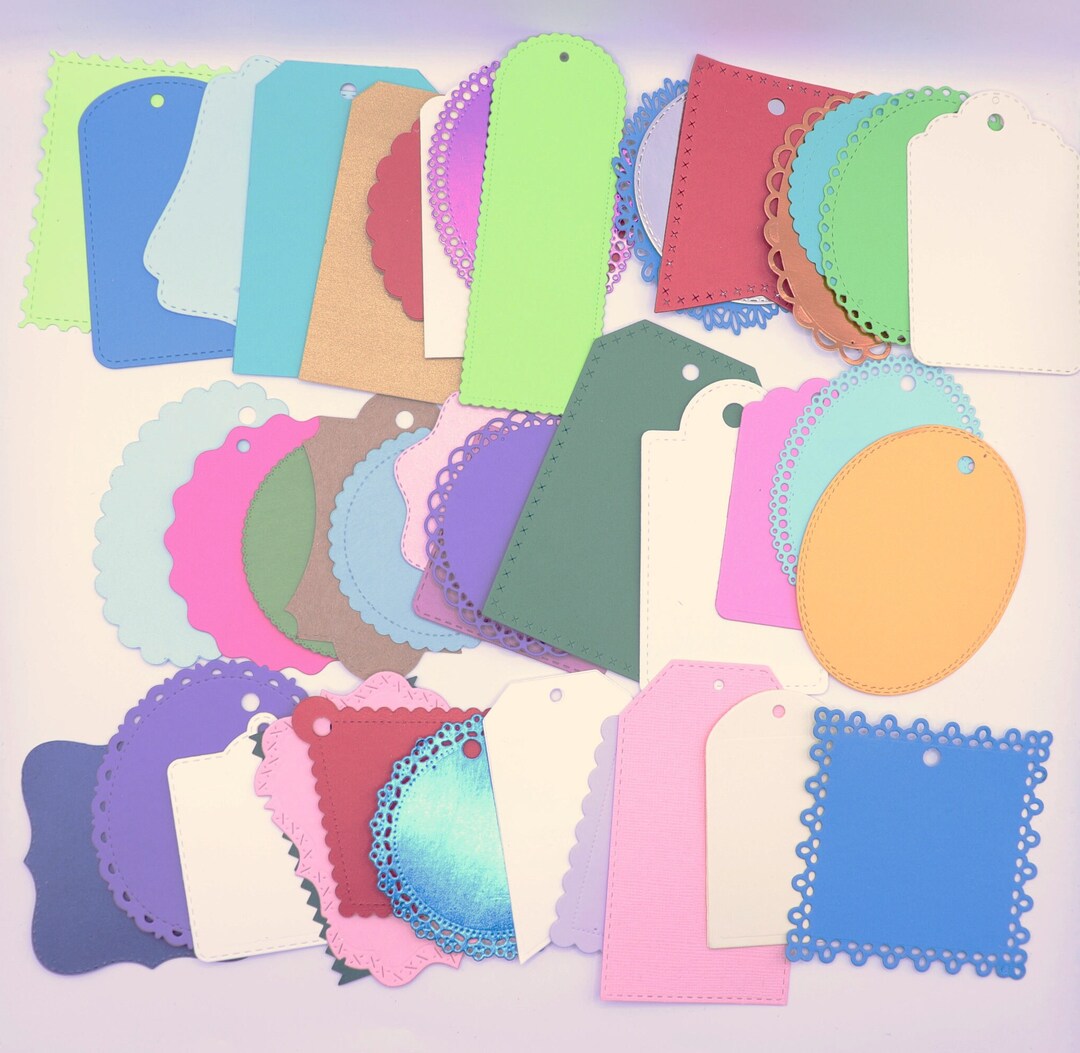 Die Cut Gift Tags (40 Count) - Etsy