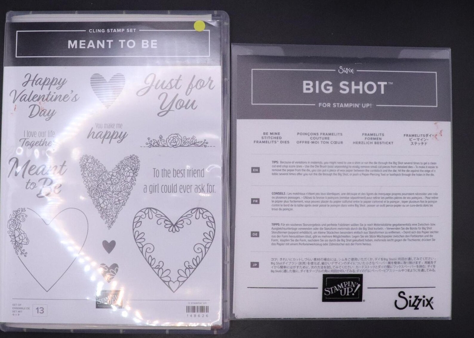 Stampin' UP Sweet Conversations Stamp Set and Coordinating Sweet Hearts ...