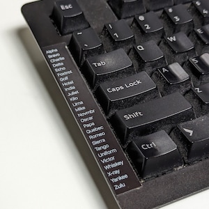 NATO Phonetic Alphabet Stickers for Keyboard or Monitor (variety) - Etsy