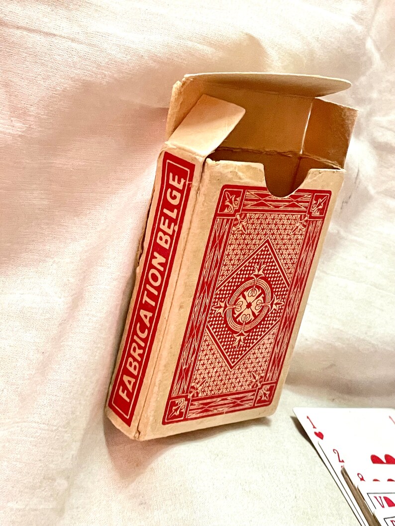 RARE Find Antique ROUSSA Belgian Genose 1930s Playing CARDS Deck With ...