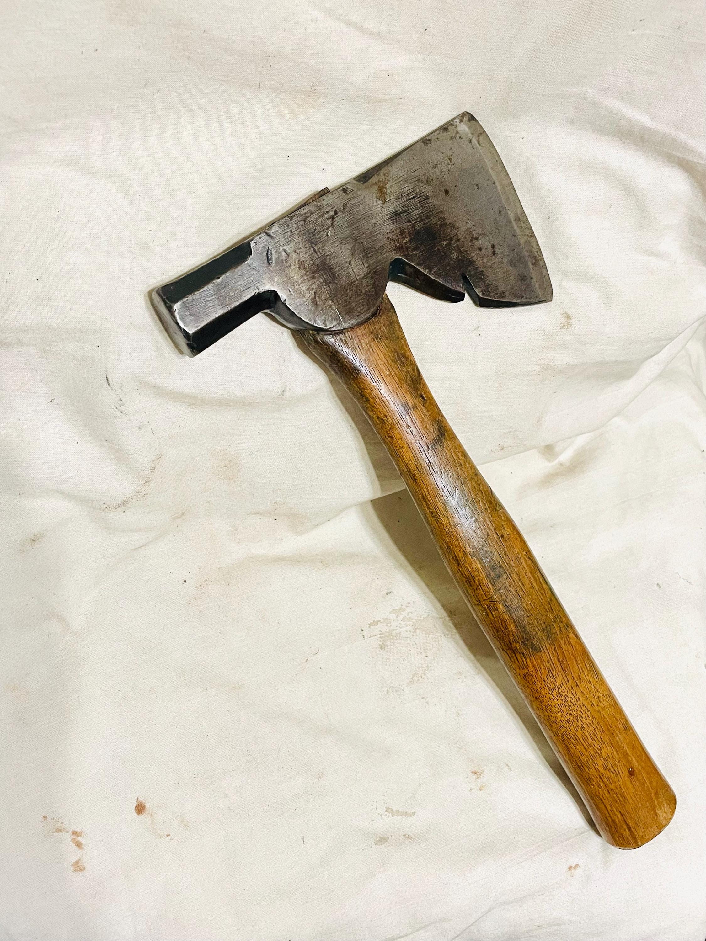 Vintage WESTLINE Hatchet AXE Hammer WOOD Handle 12 & 7/8 Long - Etsy