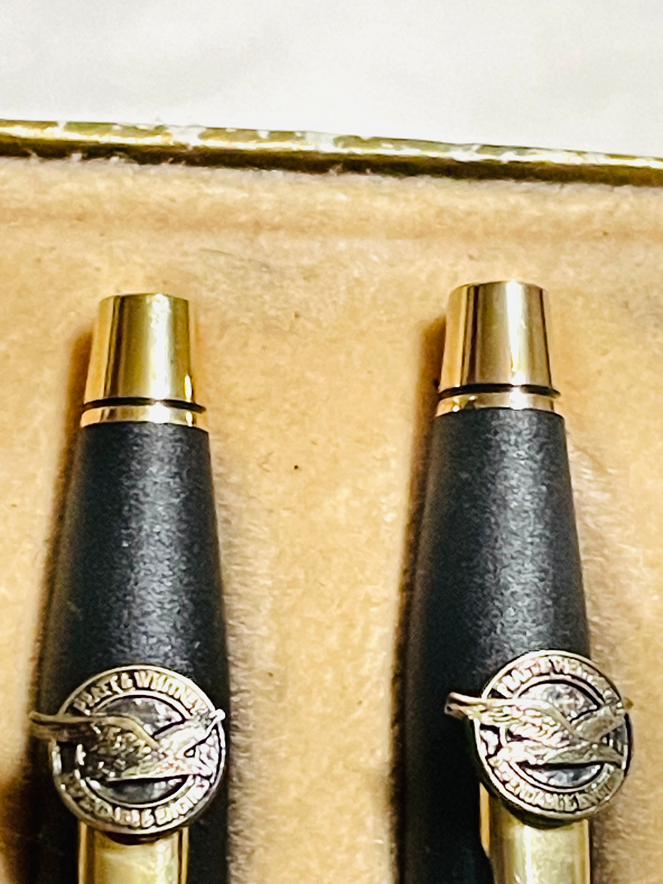 Vintage CROSS Classic Pen & Pencil SET Pratt and Whitney ENGINES ...