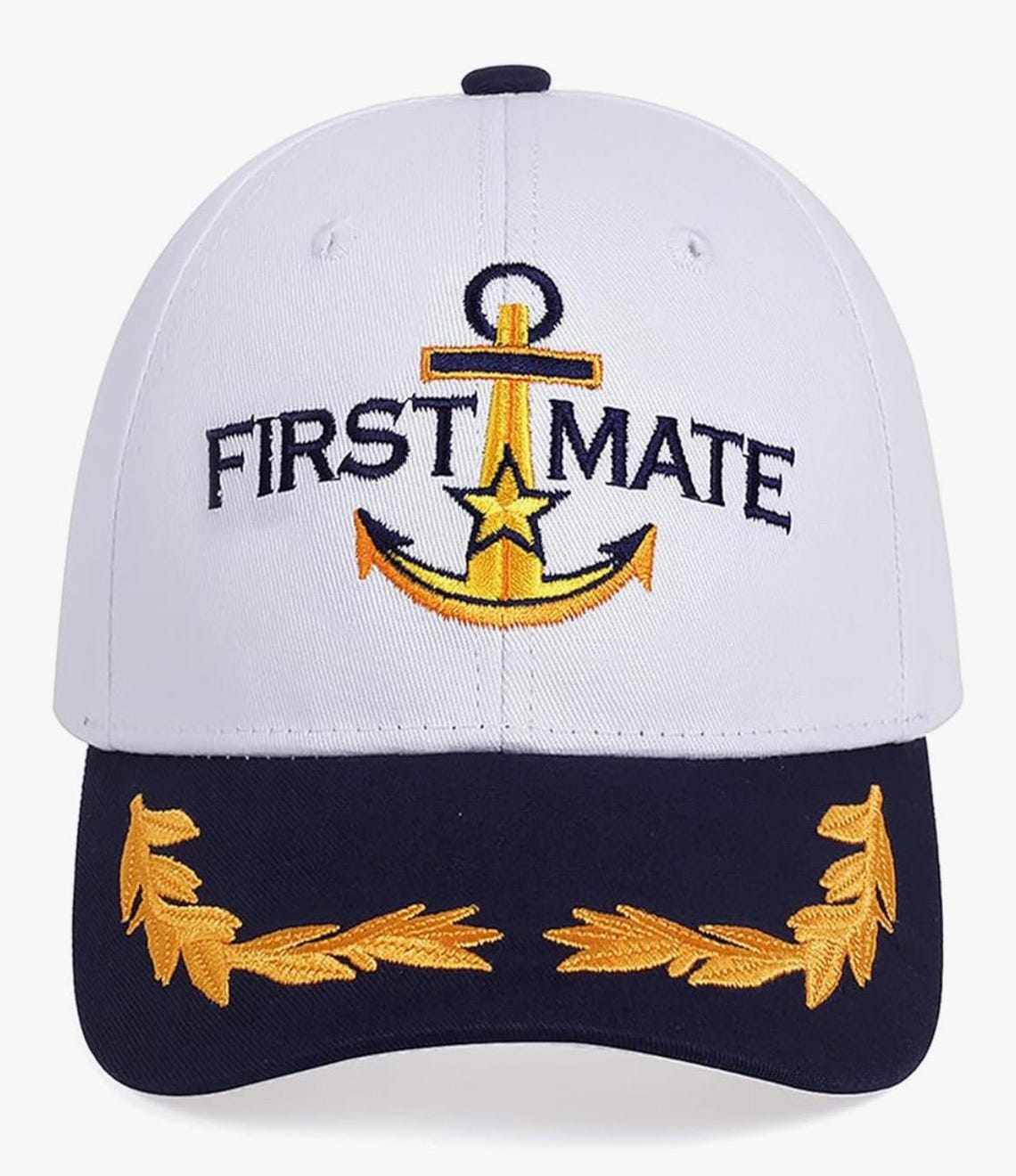 Captain First Mate Boating Caps Nautical Set Snapback - Etsy