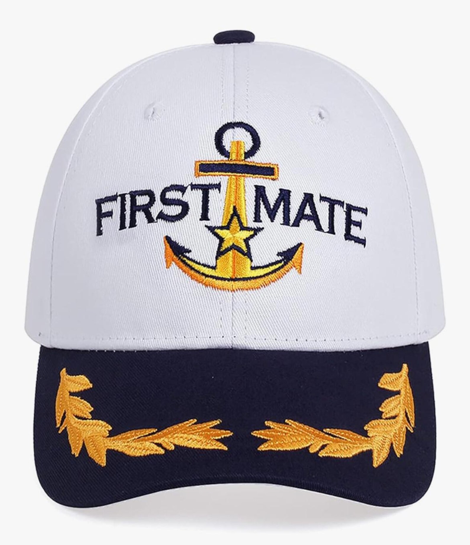 Captain First Mate Boating Caps Nautical Set Snapback - Etsy