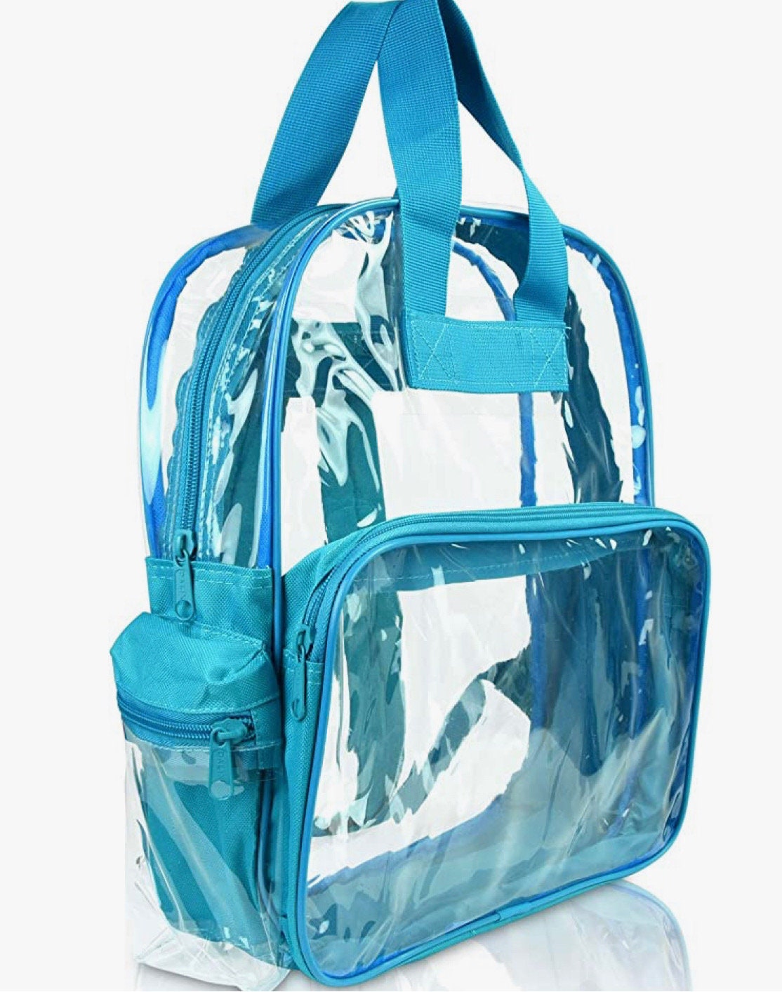 Personalized Clear Backpack: Monogrammed PVC School Bag, 15” - Etsy